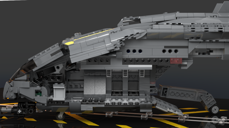 LEGO MOC D77-TC ‘Pelican’ Dropship (Halo) by Builder Faber ...