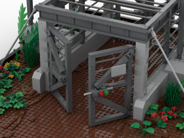 LEGO MOC JP Helipad Gate (Full Diorama) by JP_Brick | Rebrickable ...