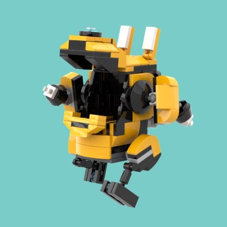 LEGO MOC ORANGE MECH by choi_dambaek | Rebrickable - Build with LEGO