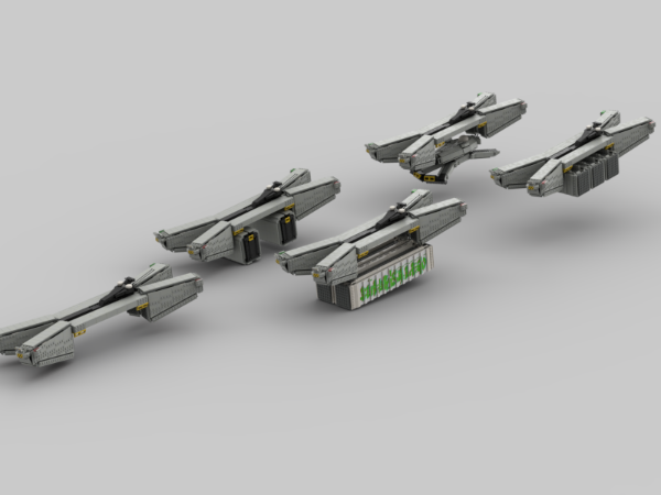LEGO MOC Futuristic Military Dropship by Futurism_Lego | Rebrickable ...