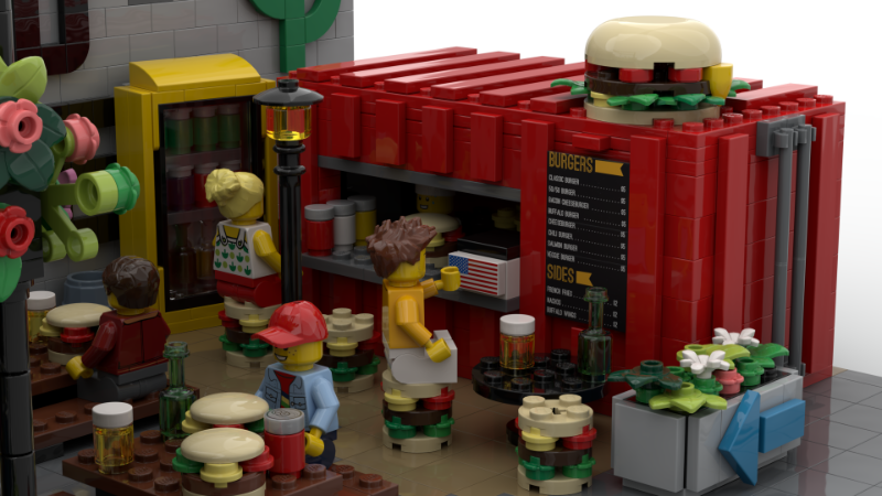 LEGO MOC Food Place Modular Building by lego_modular_building ...