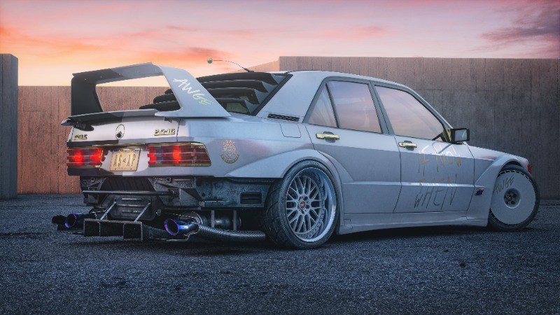 LEGO MOC A$AP Rocky's Mercedes 190E EVO II by BrickRacingDesigns ...