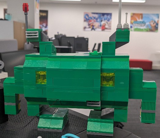 LEGO MOC Space Invaders Cutaway by AntOrman | Rebrickable - Build with LEGO