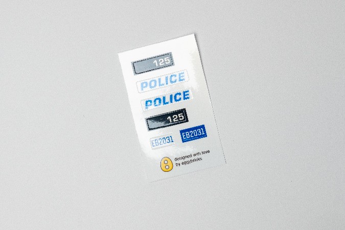 LEGO MOC-203857 American Police Car by eggybricks_ | Rebrickable ...