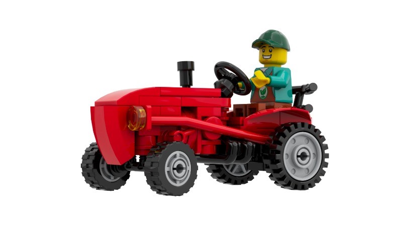 LEGO MOC-186580 Vintage Tractor by felix.rebricks | Rebrickable - Build ...