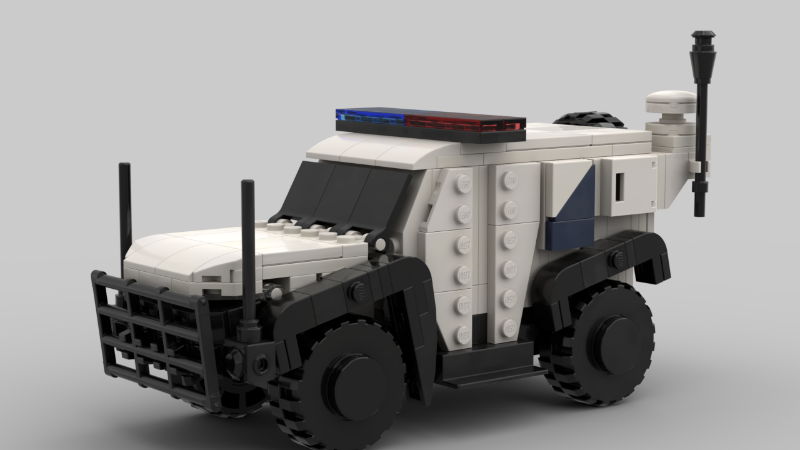 LEGO MOC Futuristic Police JLTV by Futurism_Lego | Rebrickable - Build ...