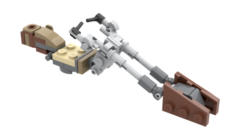 LEGO MOC Mando's Speeder Bike by BrickForge | Rebrickable - Build with LEGO