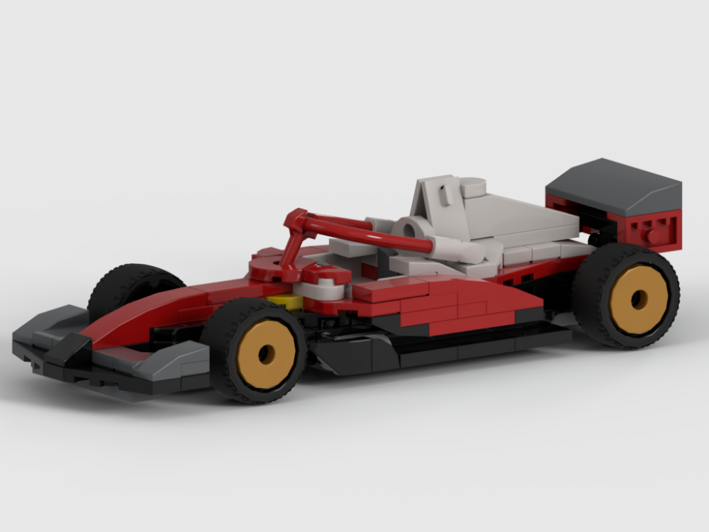 LEGO MOC 60443 v2MOC (F1 race car SF25) by CarNeyes | Rebrickable ...