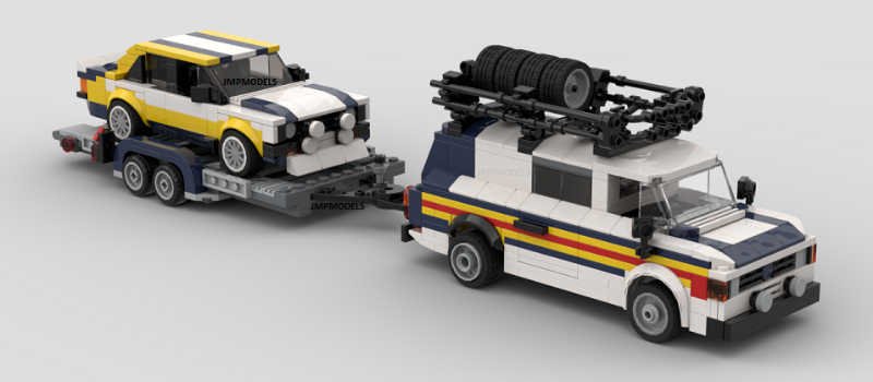 LEGO MOC-163392 Ford Transit MKII Rally Service (Group 4) by JMPmodels ...