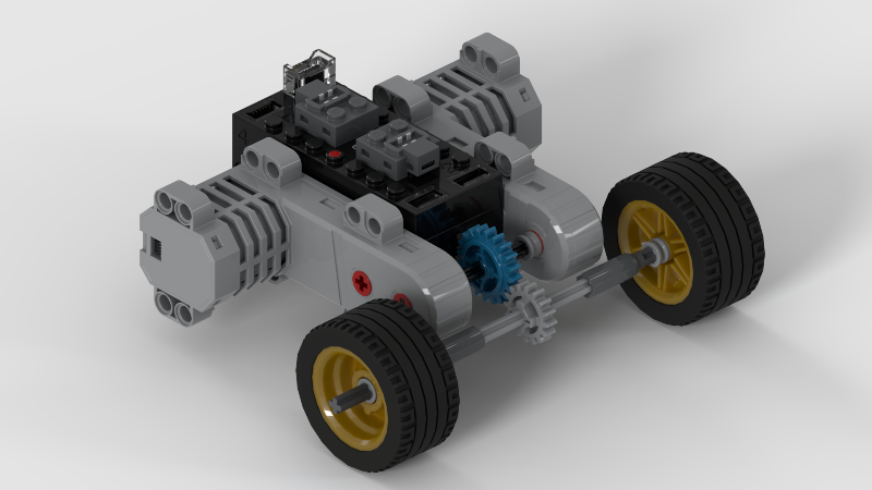 LEGO MOC Hoonitruck mini racer with 2 BuWizz Motors! by Another brick ...