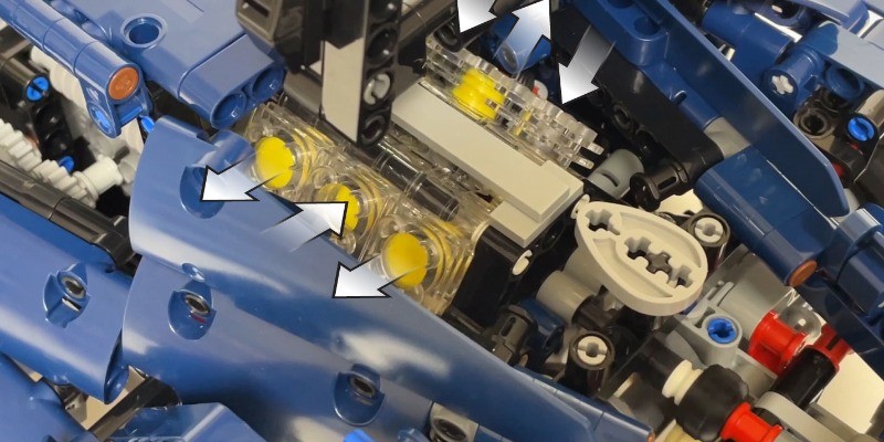 LEGO MOC 42154 Ford GT RC MOD for Powered Up Motors by otrans ...