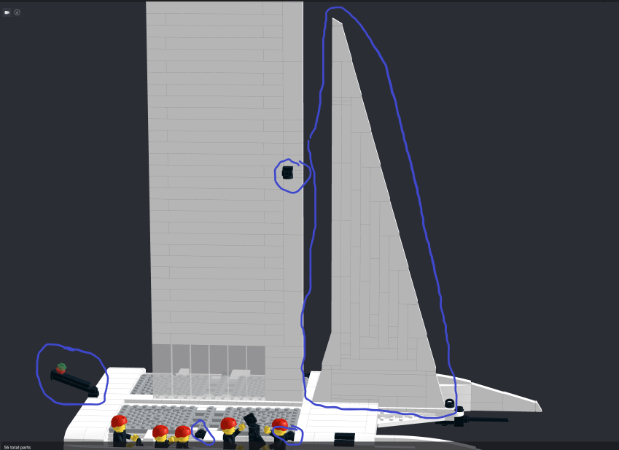 LEGO MOC SailGP F50 Catamaran by SuperBrickz™ | Rebrickable - Build ...