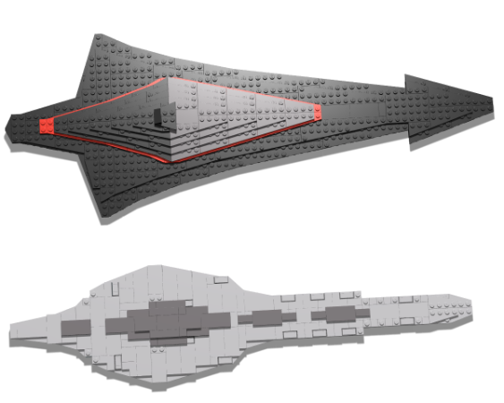LEGO MOC-182594 Imperium Super Star Battleship(1:516544 scale) by ...