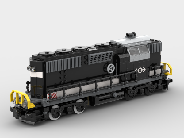 LEGO MOC 'Coffin' heavy shunter locomotive by Brickvillerv2 ...