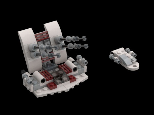 LEGO MOC 30654 Mobile Turbolaser Battery and Recon Speeder by Warmike ...