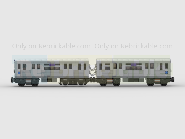 LEGO MOC-172322 CTA 5000 Series 2-Carriage Chicago L Train - Motorised ...