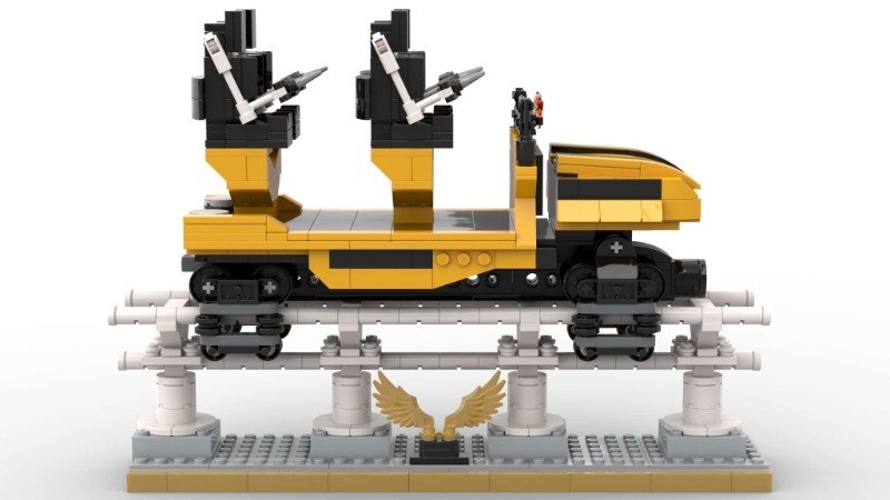 LEGO MOC ROLLERCOASTER - HYPERIA - Thorpe Park by Coasters.bricks ...