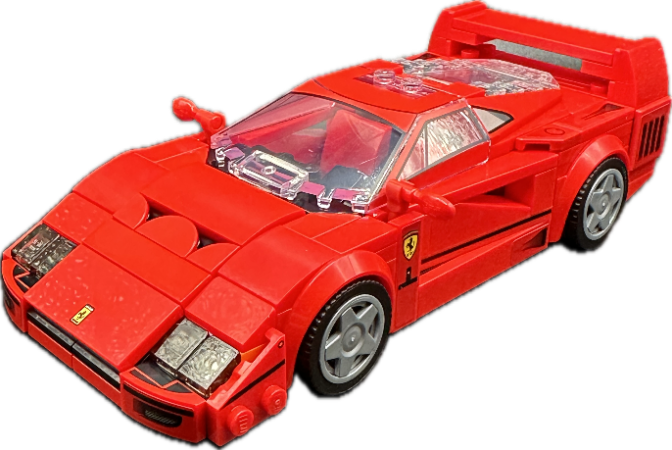 LEGO MOC 76934 Ferrari F40 Engine & Headlight Swap by MadDadBricks ...