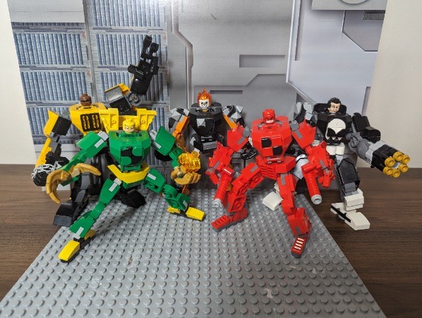 LEGO MOC Daredevil Mech Armor by Bricks and Capes | Rebrickable - Build ...