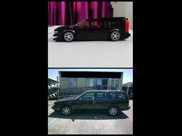 LEGO MOC Volvo 850 Estate R by RI Brix | Rebrickable - Build with LEGO