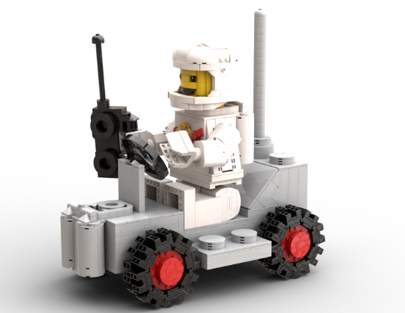 LEGO MOC Classic Space Buggy 6:1 by SylvainLS | Rebrickable - Build ...