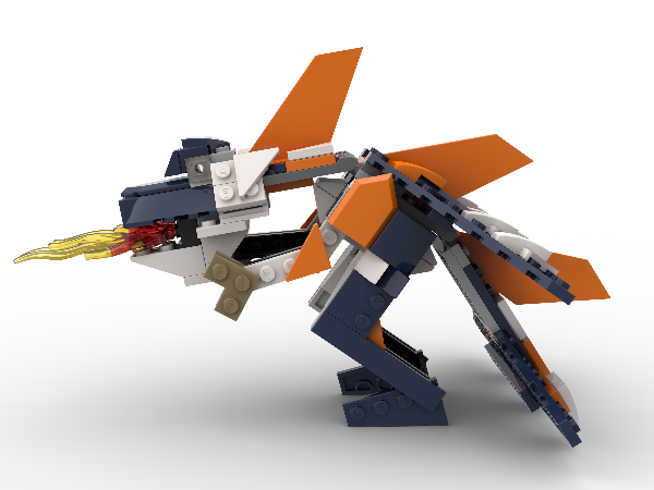 LEGO MOC 31126 Dragon Mech by knokelmaat | Rebrickable - Build with LEGO