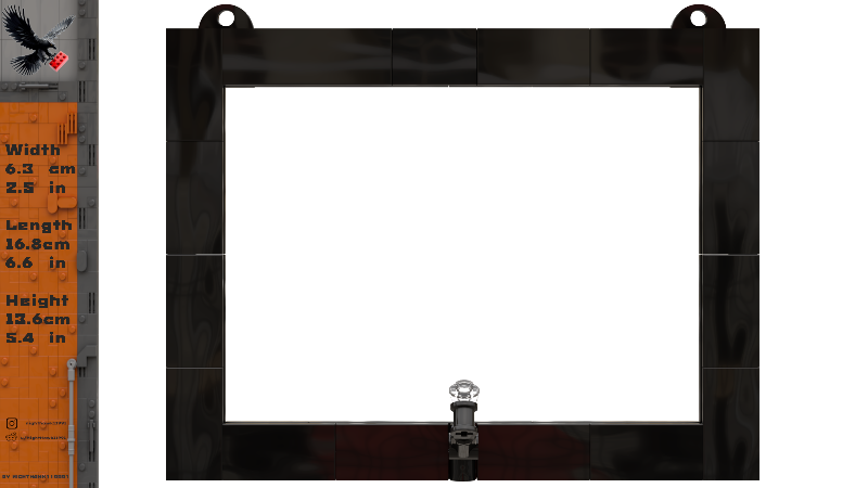 LEGO MOC picture frame by NightHawk11991 | Rebrickable - Build with LEGO