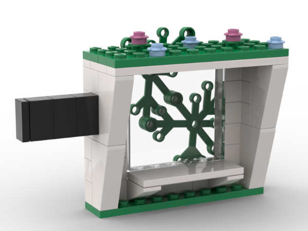 LEGO MOC bus stop with plants by Mozlcita | Rebrickable - Build with LEGO