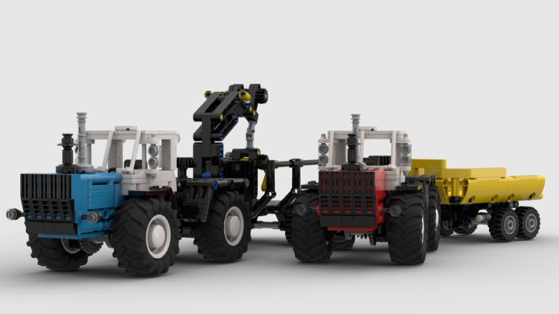 LEGO MOC-161849 HTZ T-150K by KonigstigerWorkshop | Rebrickable - Build ...