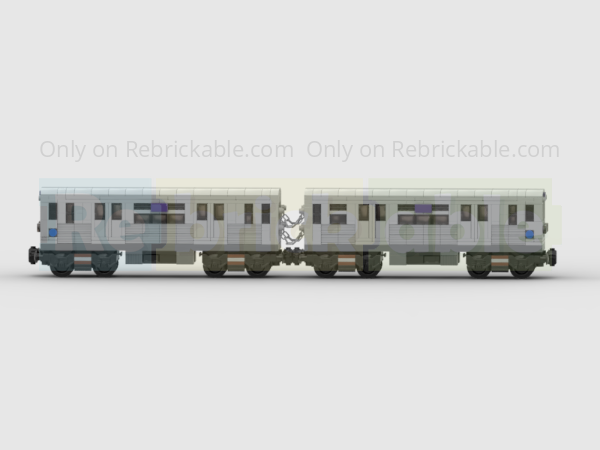 LEGO MOC-172552 CTA 5000 Series 2-Carriage Chicago L Train - Dummy ...
