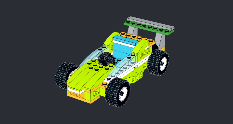 LEGO MOC Belt Drive Racing by lazzariya | Rebrickable - Build with LEGO