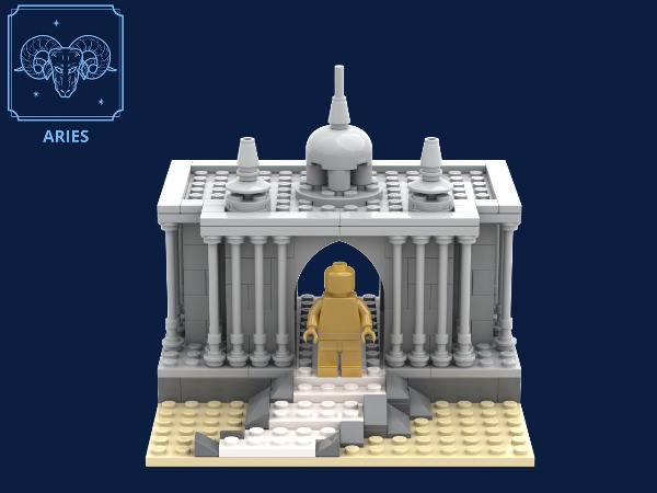 LEGO MOC the 6 temples of the zodiac (Aries, Taurus, Gemini, Cancer ...