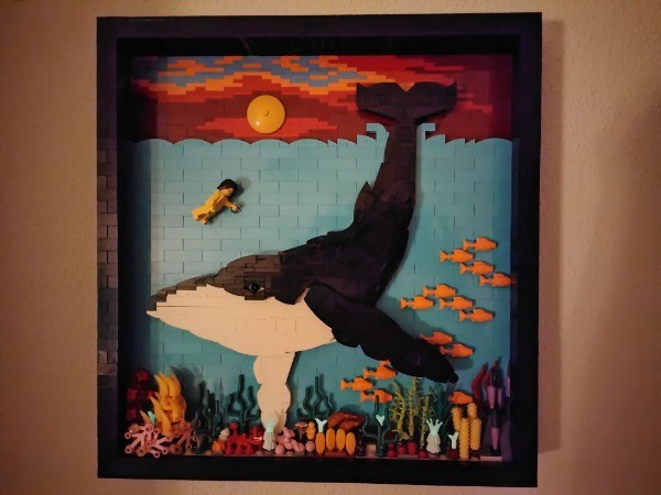 LEGO MOC-157800 Humpback Whale 3D Picture by Brick Forge | Rebrickable ...