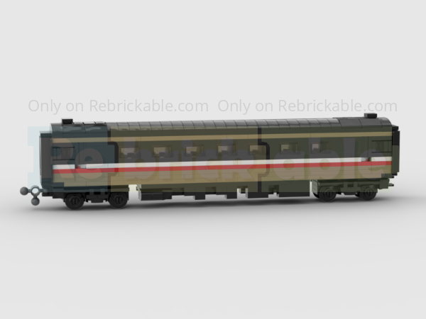 LEGO MOC-216558 4-Wide BR MK2 Carriage In Intercity Livery - Can Be ...