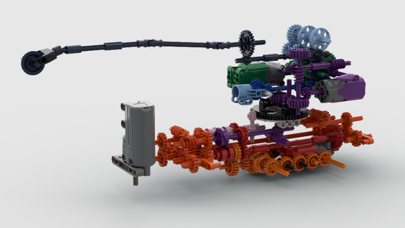 LEGO MOC Wheeled Crane by forder014 | Rebrickable - Build with LEGO