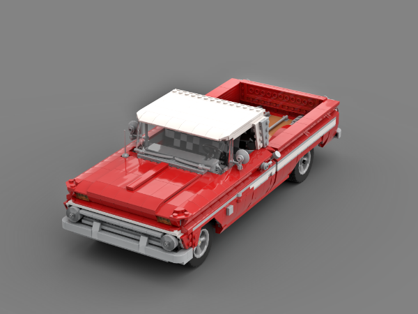 LEGO MOC-194182 Chevrolet C10 1966 (Red version) by syzygy87 ...