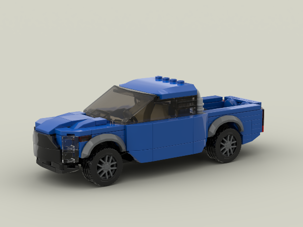 LEGO MOC Ford F-150 Truck (blue) by Lego_Industries | Rebrickable ...