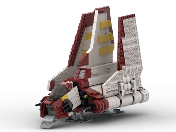 LEGO MOC RHO-class transport shuttle by LeslieLee | Rebrickable - Build ...