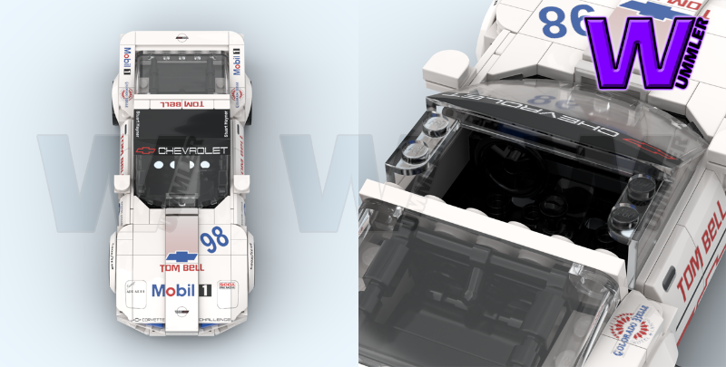 LEGO MOC Corvette C4 - Corvette Challenge by Wummler | Rebrickable ...