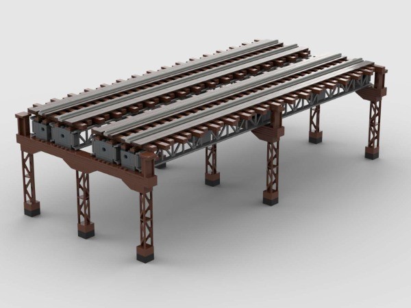 LEGO MOC Beam Pillar Wide series: A/B (Reddish brown) by EMRE_04 ...