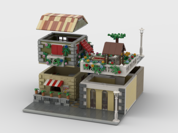 LEGO MOC Little Italy modulars by S-Brick | Rebrickable - Build with LEGO