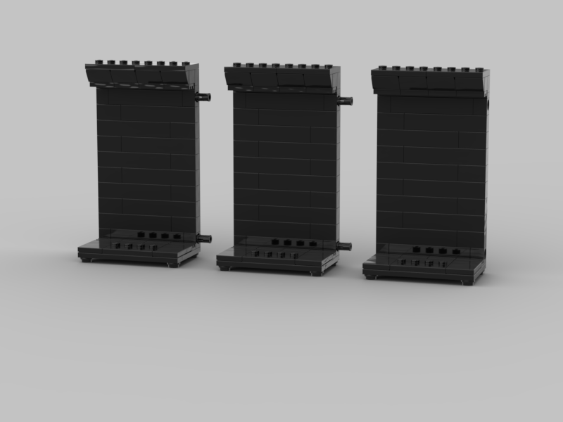 LEGO MOC Minifigure / Card Display by EVA01René | Rebrickable - Build ...