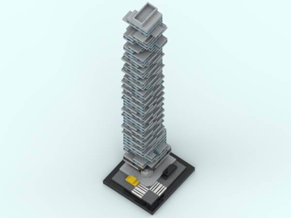 LEGO MOC-180294 Jenga Tower, 56 Leonard Street, New York, 1:800 Scale ...