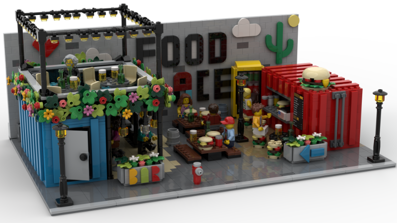 LEGO MOC Food Place Modular Building by lego_modular_building ...