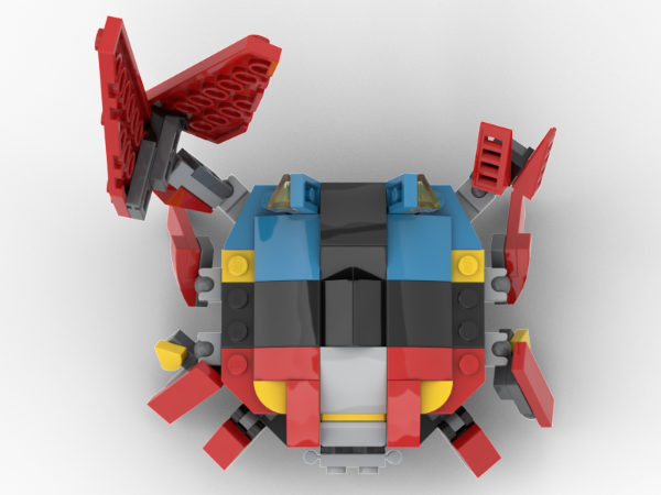 LEGO MOC Fiddler Crab by zengogobrick | Rebrickable - Build with LEGO
