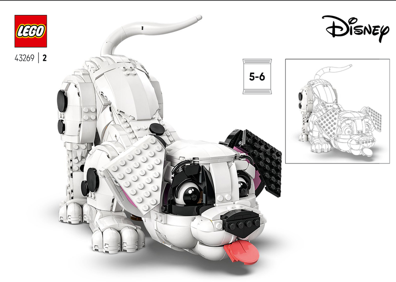 Review: 43269-1 - 101 Dalmatians Puppy | Rebrickable - Build with LEGO