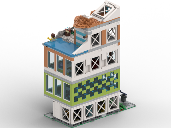 LEGO MOC Modular Corner High Rise - 2 x 60365 by DJCarten | Rebrickable ...