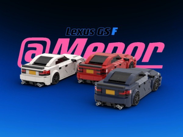 LEGO MOC Lexus GS F-Sport Dark Blue by Menor | Rebrickable - Build with ...
