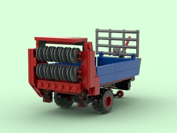 LEGO MOC Tractor with manure spreader - Traktor mit Miststreuer by StephEm | Rebrickable - Build ...