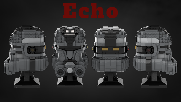 LEGO MOC-182716 Echo Helmet by Ant0noo | Rebrickable - Build with LEGO